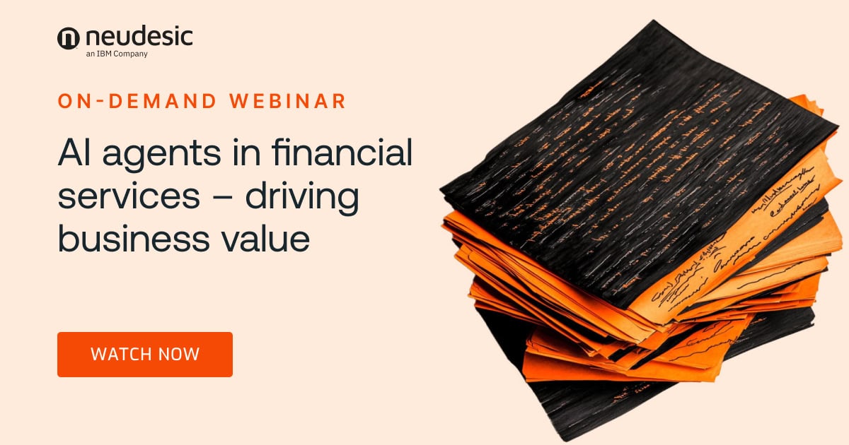 AI agents in financial services - driving business value - Neudesic