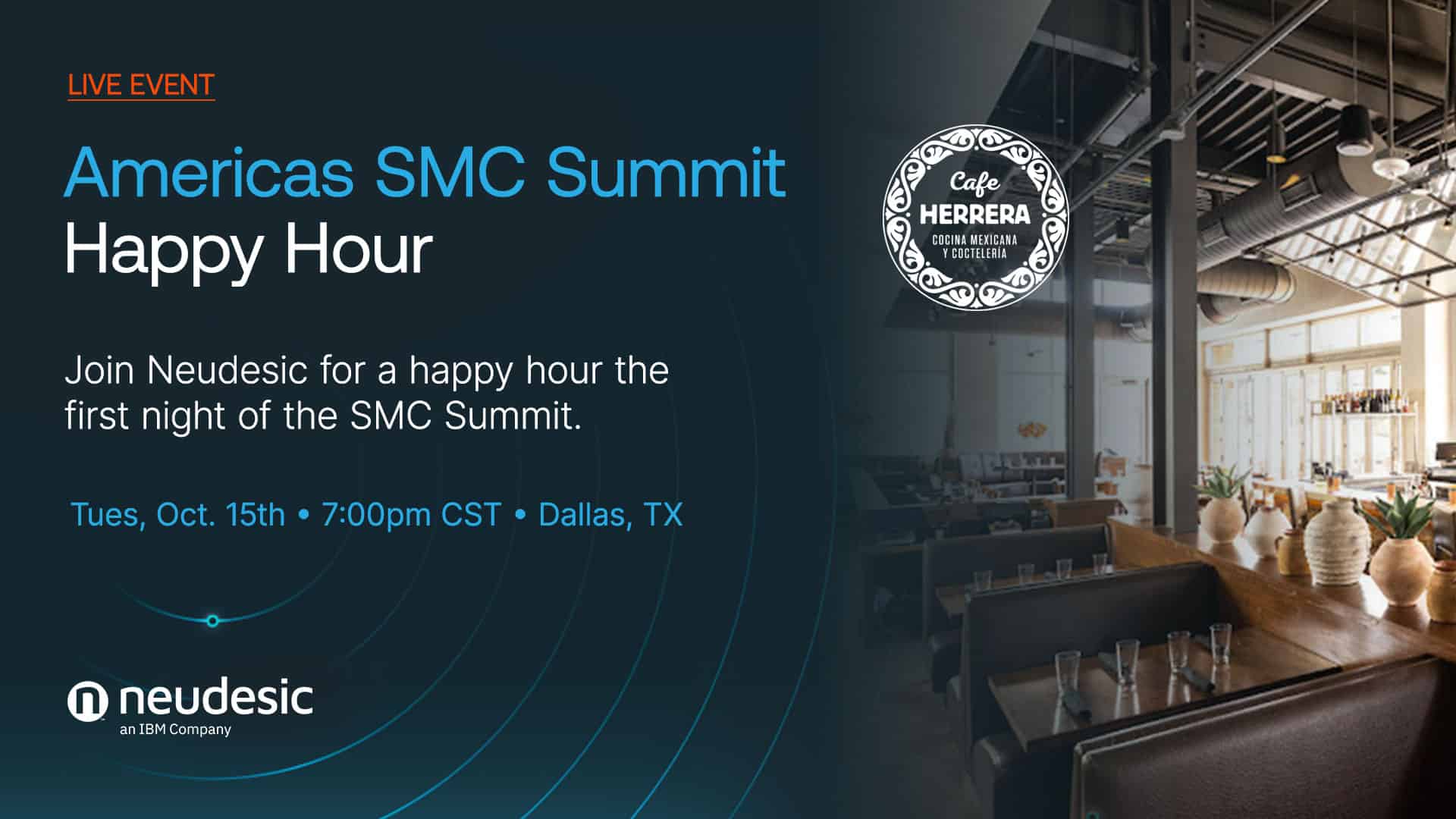 Event - Americas SMC Summit Happy Hour Dallas - Neudesic