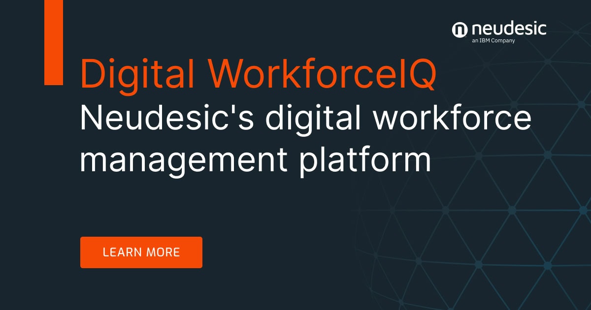Digital WorkforceIQ: Neudesic's Digital Workforce Management Platform