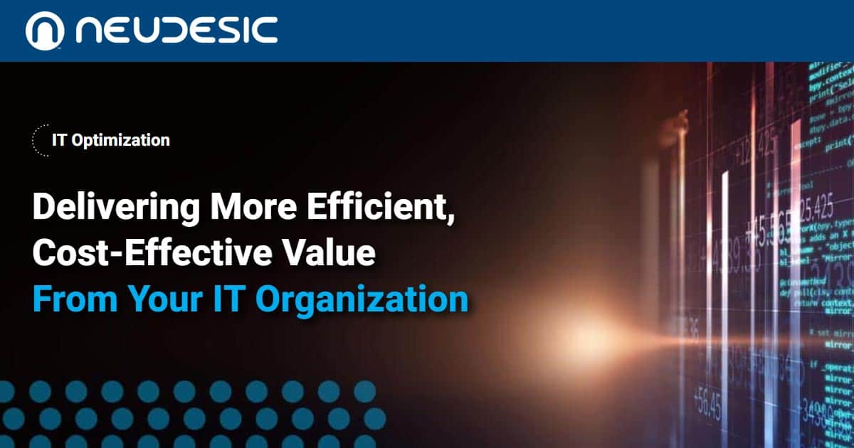 IT Optimization - Neudesic