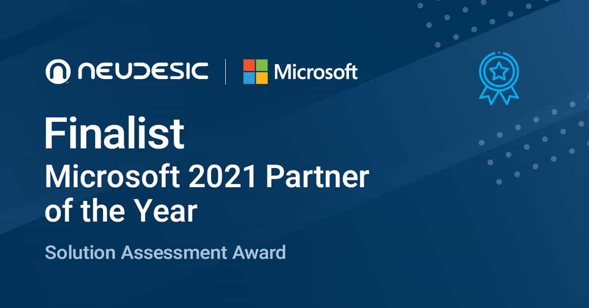 Neudesic Recognized as 2021 Microsoft Solution Assessment Partner of ...