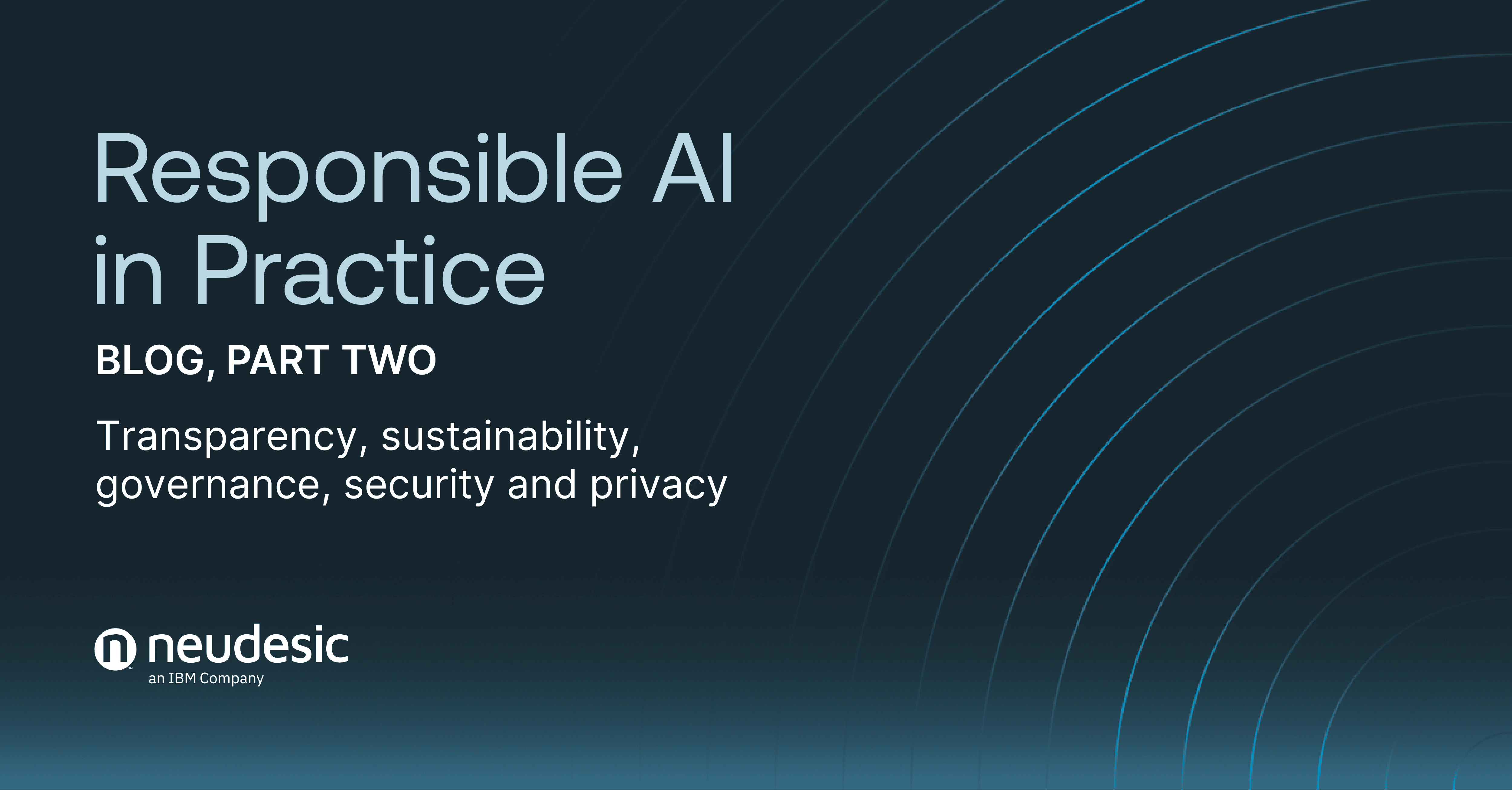 Responsible AI in Practice: Transparency, sustainability, governance ...